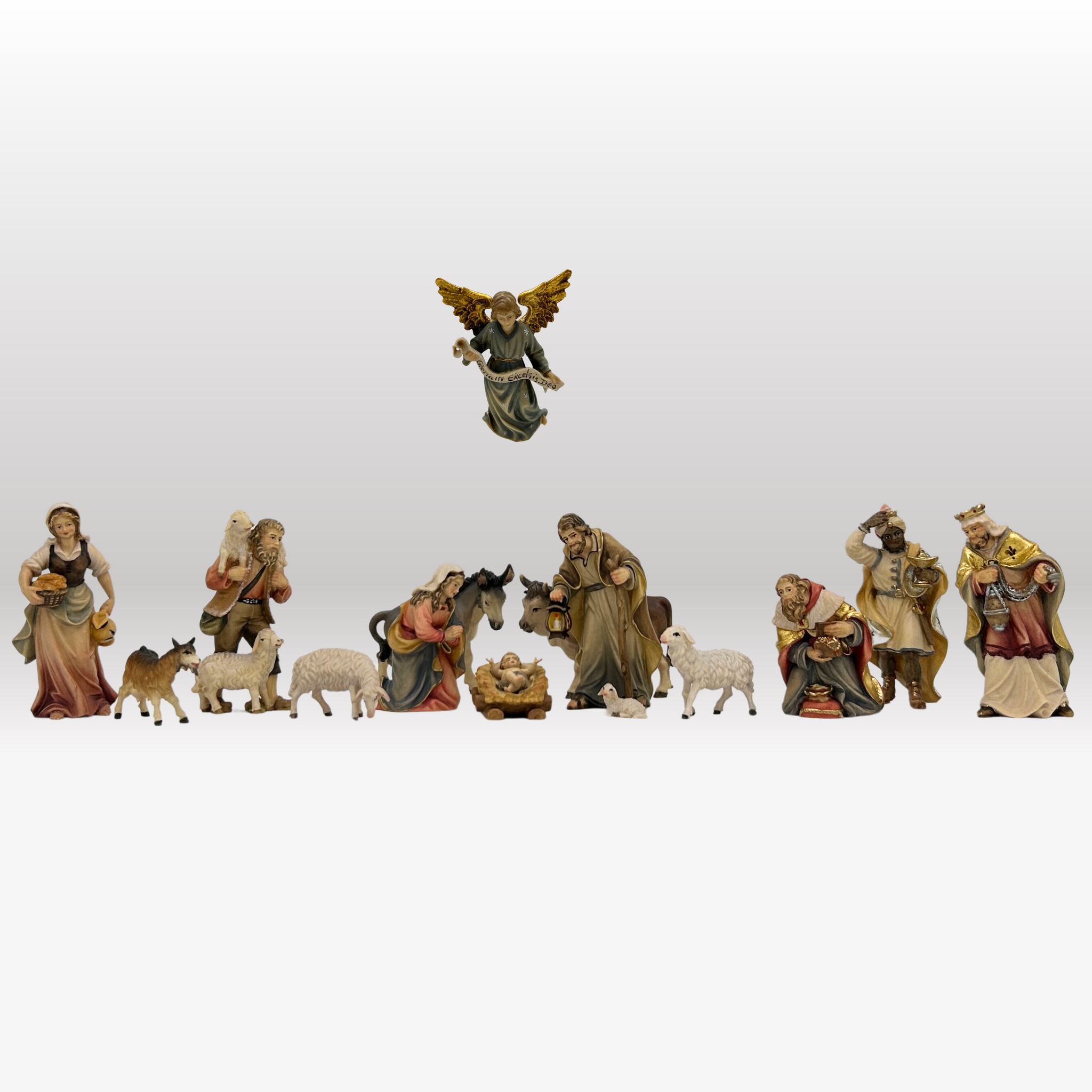 Jetzt kaufen Krippenfiguren Set (15 Figuren) von Heimatkrippe