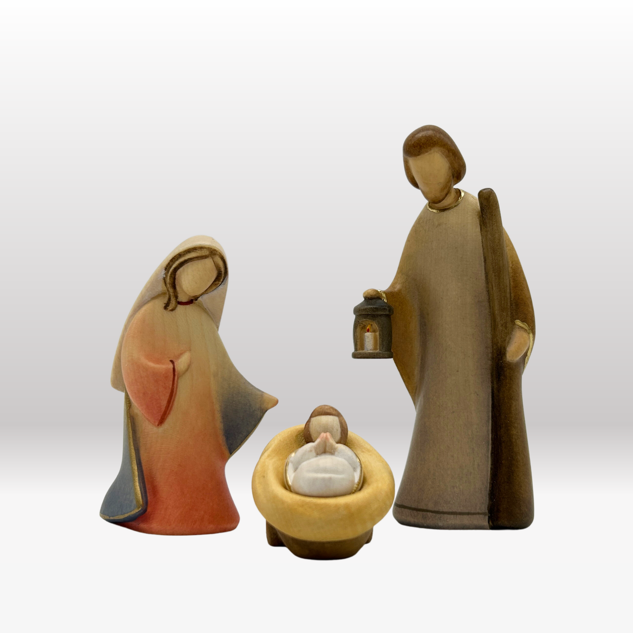 Jetzt kaufen Heilige Familie (3 Figuren) von Leonardo bemalt