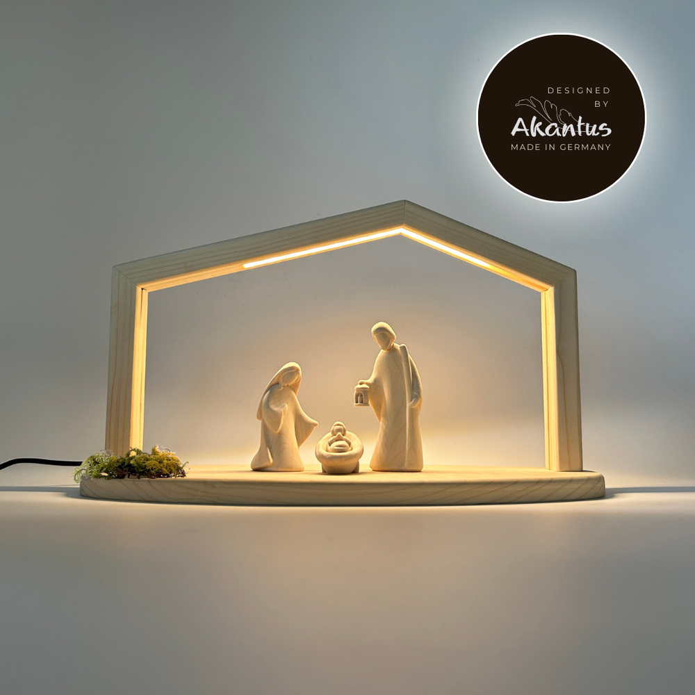 Moderne Weihnachtskrippen | Große Auswahl bei Akantus Krippen
